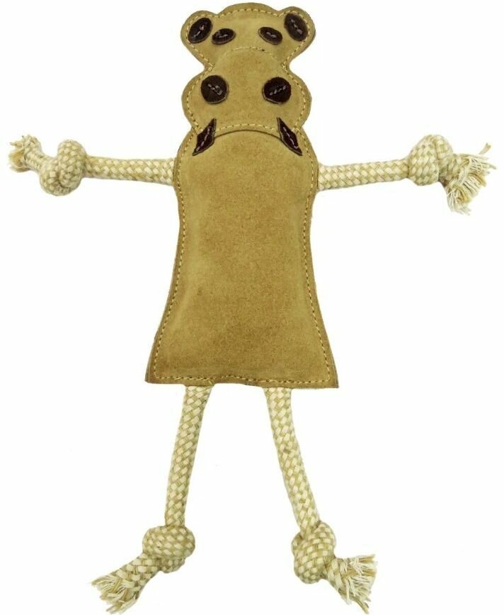 Ankur Игрушка для собак Бегемот, 32 см х 10 см, буйволиная кожа