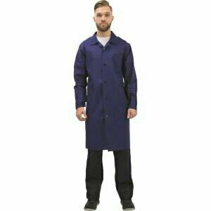 Халат Рабочий мужской/у02-ХЛ синий (р.44-46) 182-188, 150717