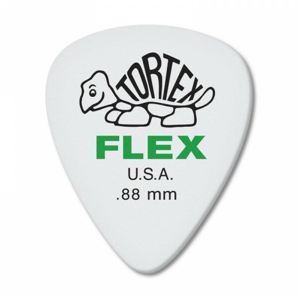 Медиатор Dunlop 428R.88 Tortex Flex, 0.88 мм, 1 шт.