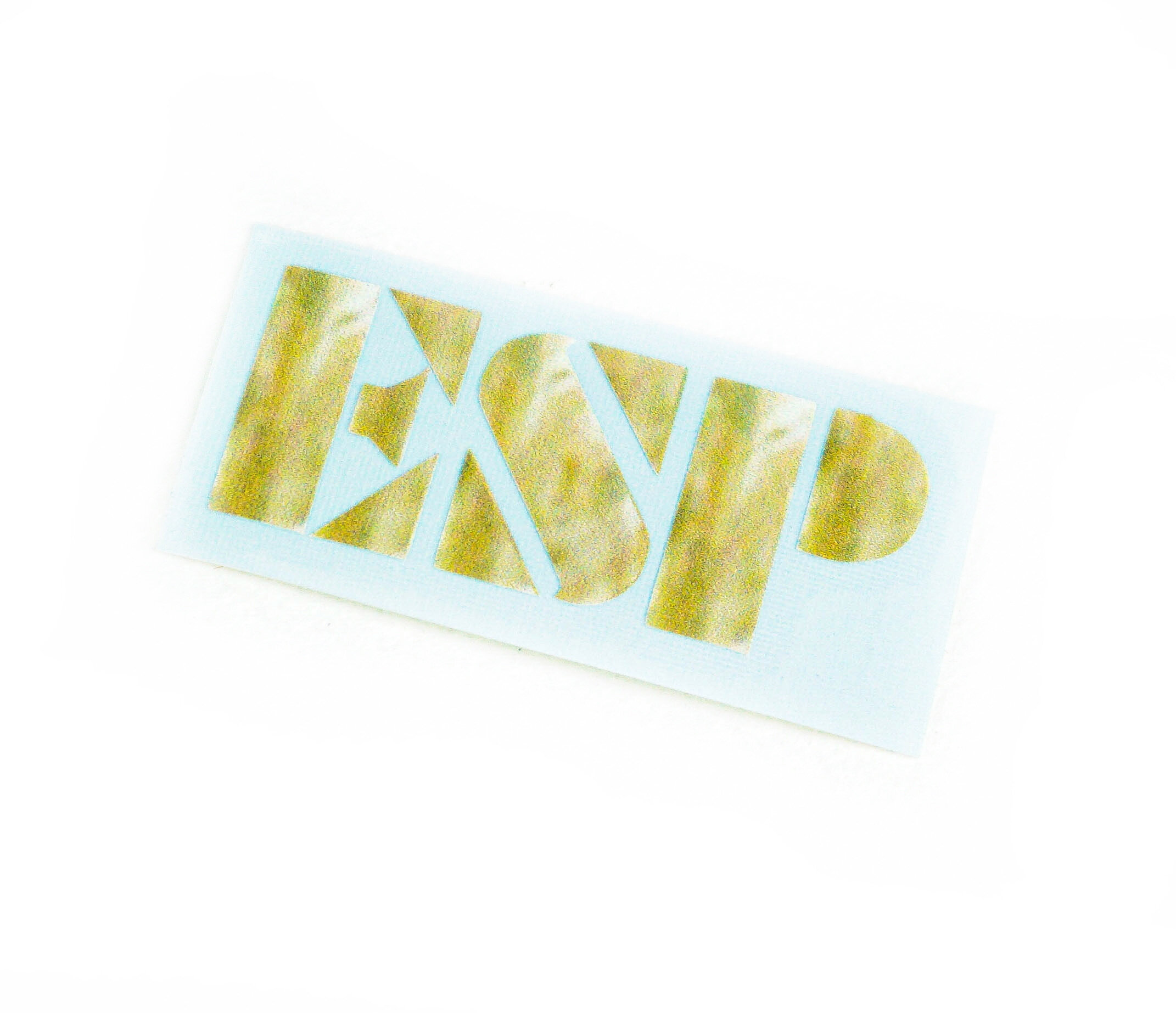 Наклейка на голову грифа гитары "ESP" (перламутр темный) Струнки. ру