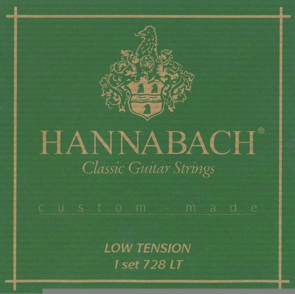 Струны для классической гитары Hannabach 728LT Custom Made Green 27-42