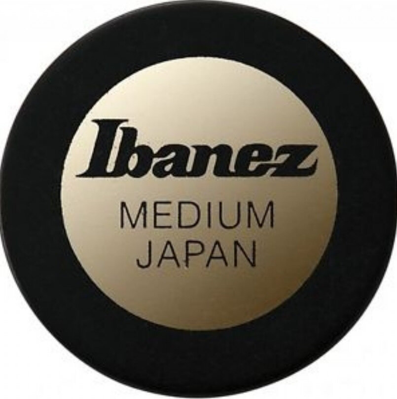 Медиатор Ibanez Round Shape PPA1M-BK, 0.80 мм, 1 шт.