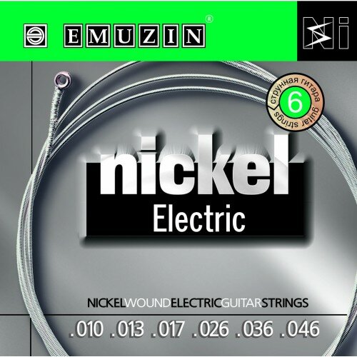 Струны для электрогитары Emuzin Nickel Electric 6N10-46 10-46