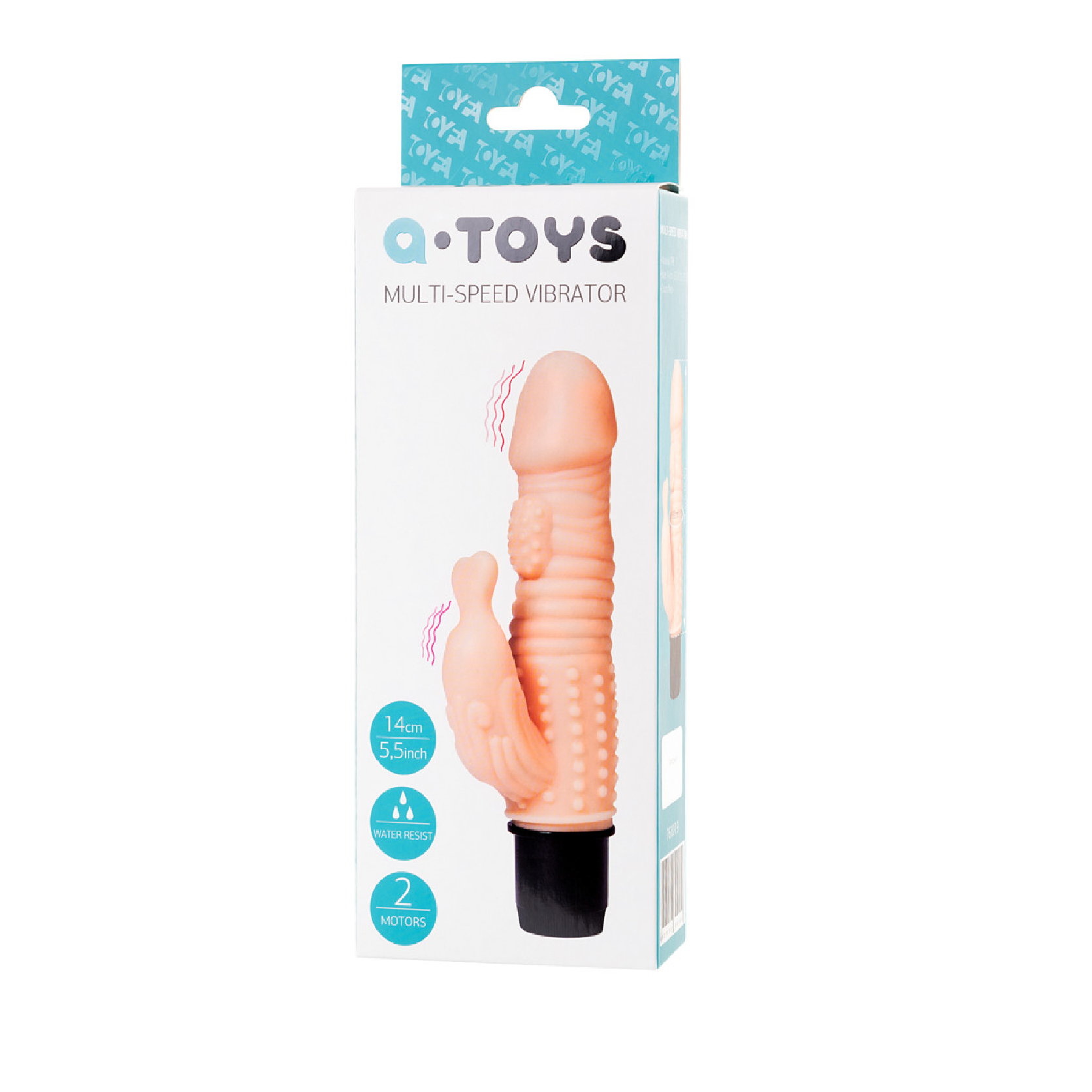 ToyFa Вибратор из TPE Multi-speed 14.5 см. 761019, телесный