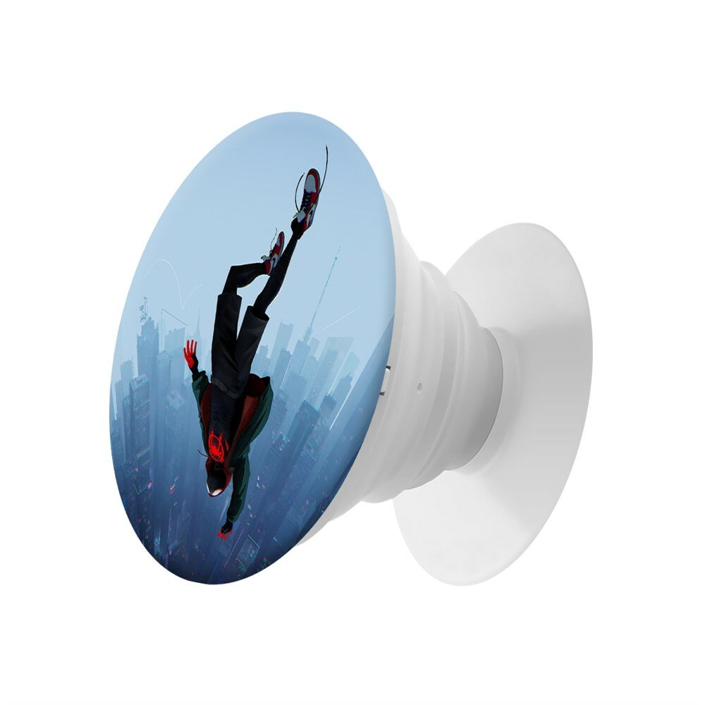 Пластмассовый держатель Krutoff для телефона Попсокет Человек-Паук. Майлз Моралес