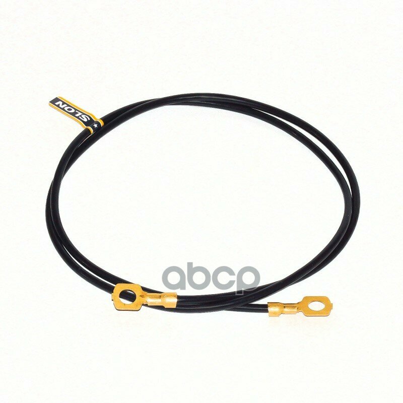 Провод электропитания и массы изолированный, 6кв. мм. длина = 110см, SLON Slon арт. SLRK-410-1