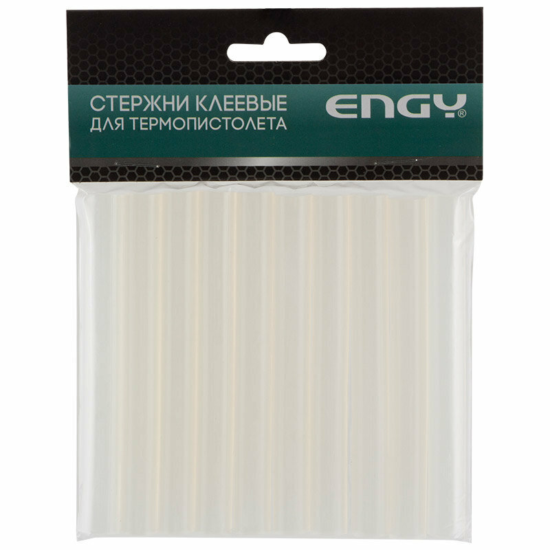 Стержни клеевые для термопистолета, 11х100 мм, 10 штук в упаковке. Без запаха! цвет - прозрачный