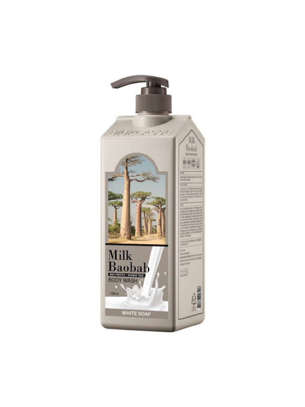 MILK BAOBAB Гель для душа Perfume Body Wash White Soap 500 мл