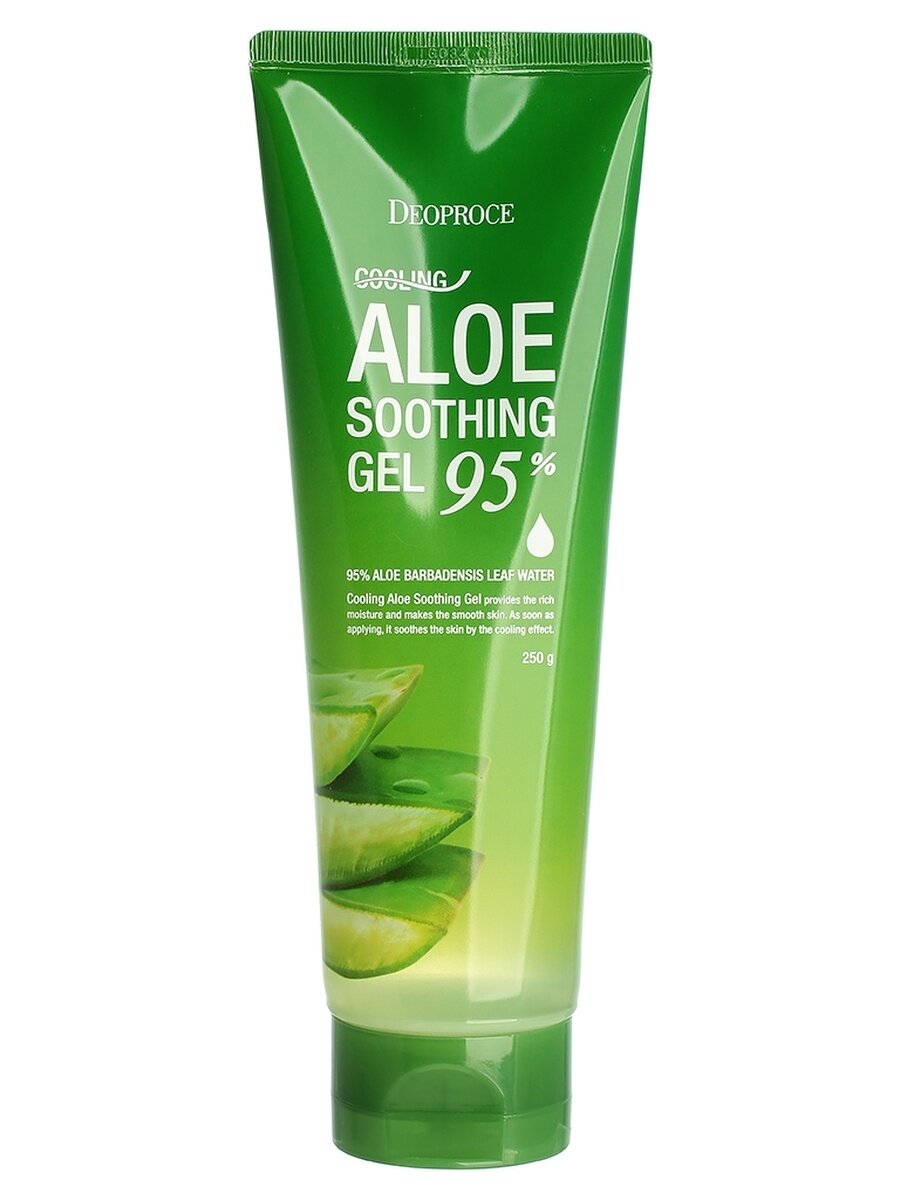Deoproce Гель для тела алоэ 95% cooling aloe soothing gel, 250 гр