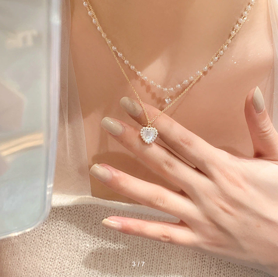 Колье, жемчуг имитация