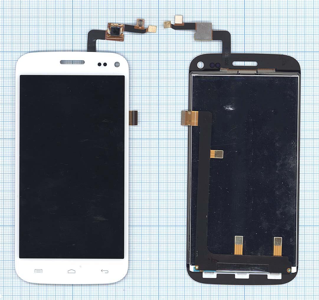 Дисплей для смартфона Micromax A200 Canvas Turbo Mini, белый