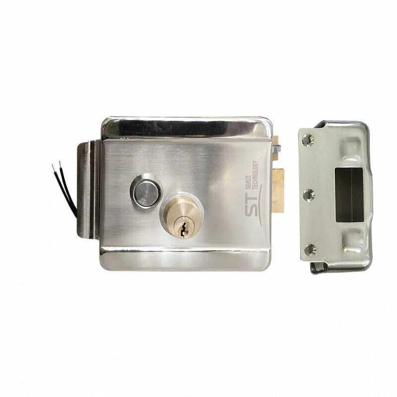 ST-EL-02 - Замок электромеханический нержавейка(блокировка кнопки)
