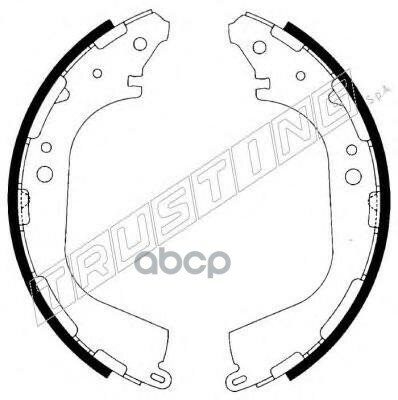 К-т бараб. тормоз. колодок INFINITI QX4 (1997-), NISSAN PATHFINDER (1997-04), PICK UP (1998-) Trusting арт. 067183