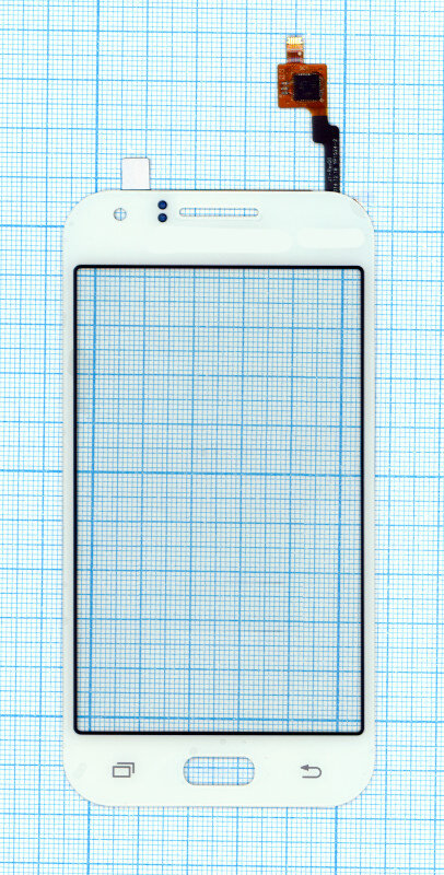 Сенсорное стекло (тачскрин) для Samsung Galaxy J1 SM-J100 белое