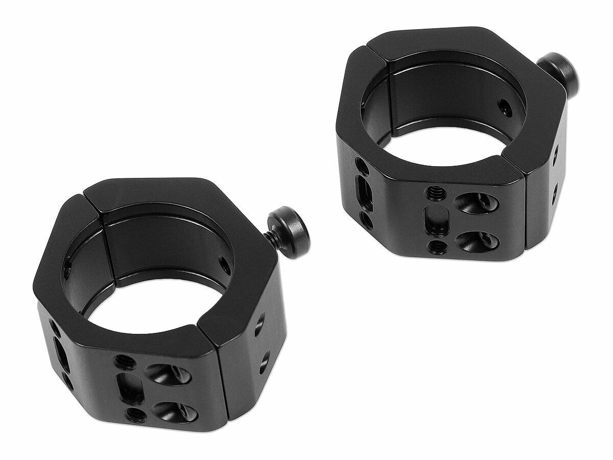 Комплект колец (2 шт) MAKmilmont 24605-3005 тактические (D30 мм / BH 5 мм / 90°) для кронштейнов с единым основанием (база) MAKuick / MAKflex