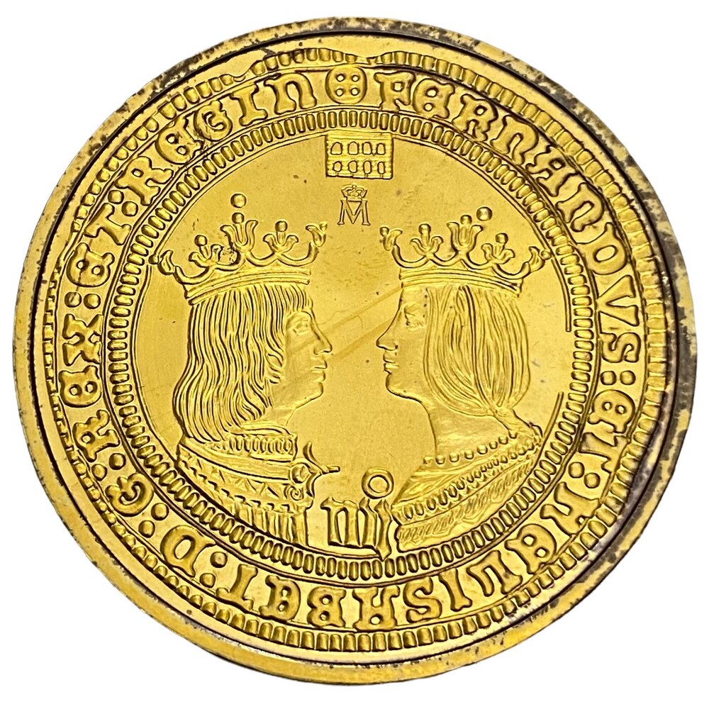 Испания, Католические короли, двойной экселент 1474-1504 гг. (сувенир)
