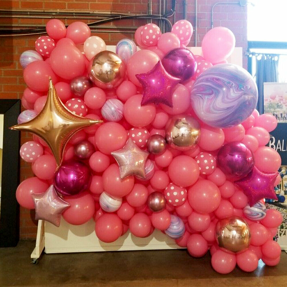 Фотозона из шаров "Закат"