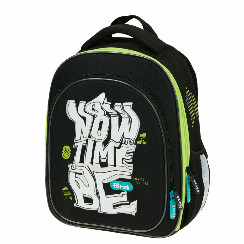 Ранец F? rst F-LIGHT "Be the 1st" 37*28*16см, 2 отделения, 2 кармана, анатомическая спинка, 349584