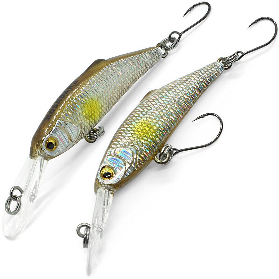 Воблер Kosadaka Sharky min XD 43S плав, 43мм, 2.15г, 0.4-1.2м цвет GTS