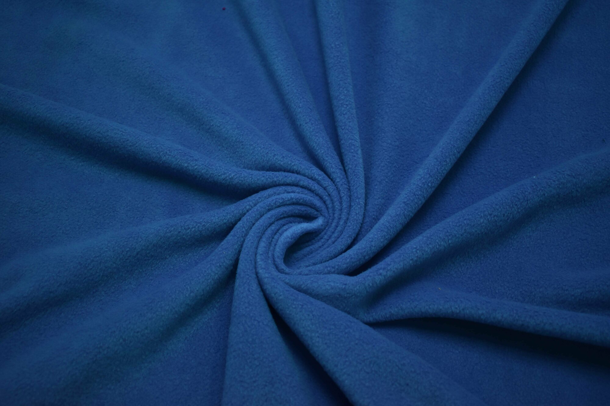 Ткань флис антипиллинг 280 гр, цвет синий. Готовый отрез 1*1,5м
