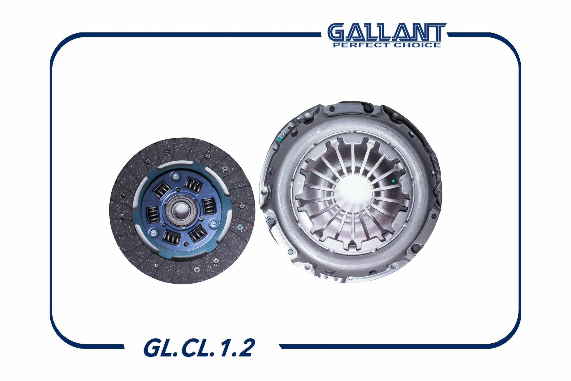 Сцепление в сборе Largus 16кл 1.6 корзина+диск , GALLANT GLCL12