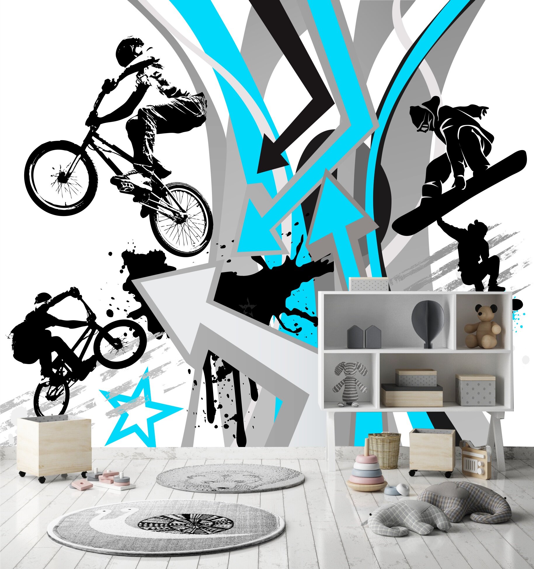 Фотообои "Спорт-2" 300*260 см для детской