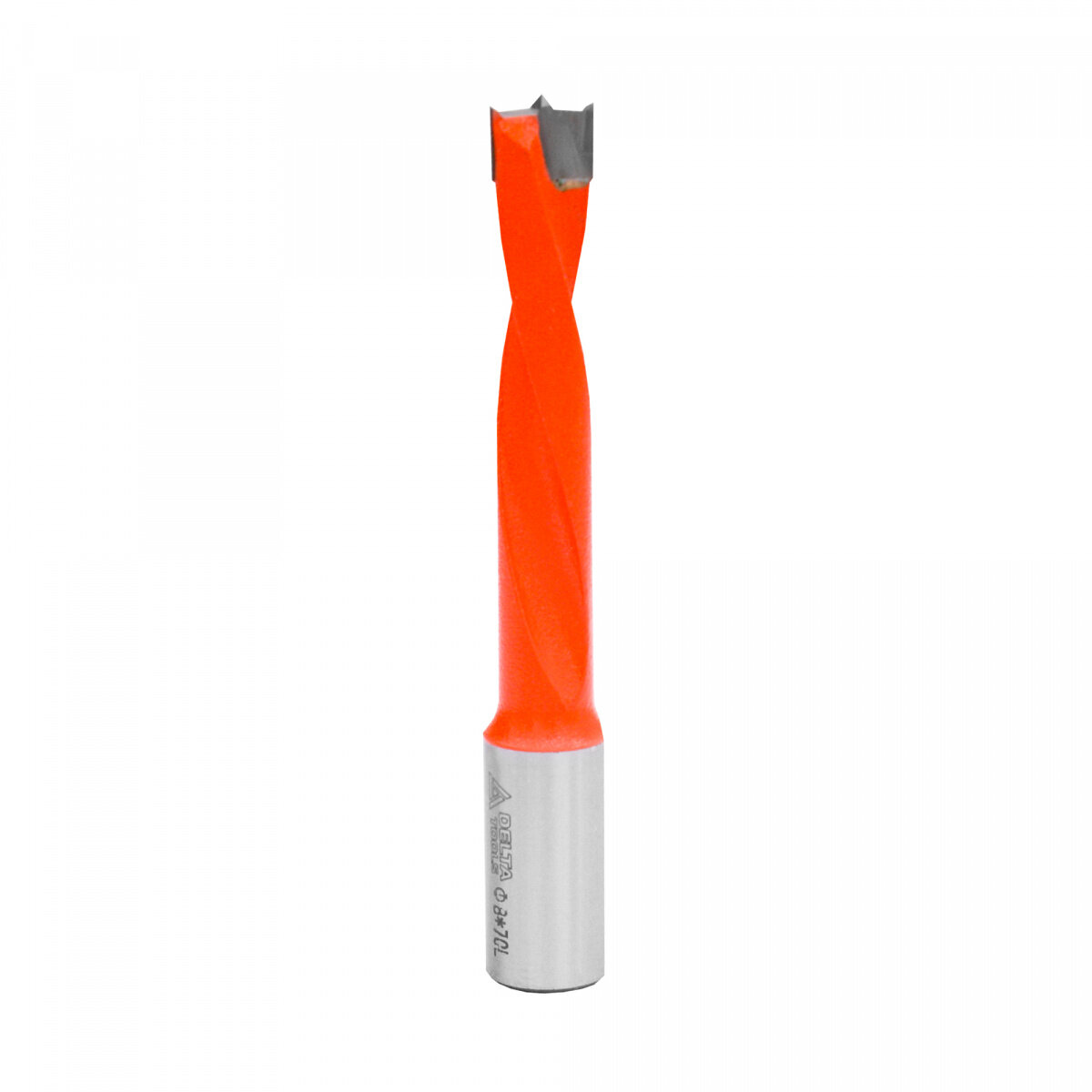 Сверло глухое DELTA TOOLS 8x10x70 мм L, твердосплавное, по дереву