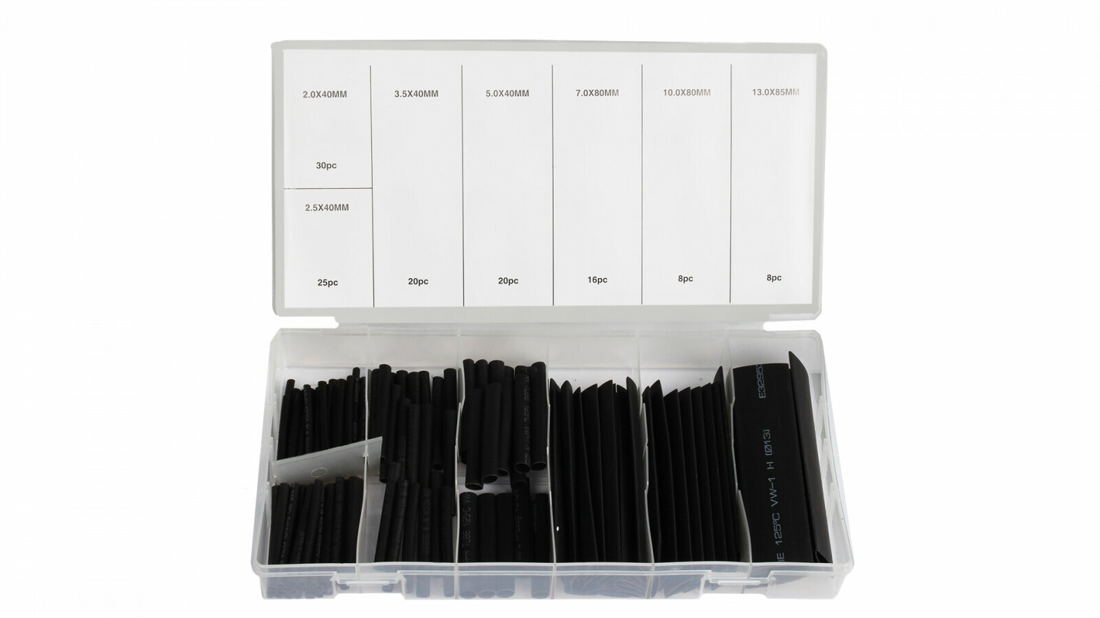 Набор трубок термоусадочных 127 предметов ANROKEY