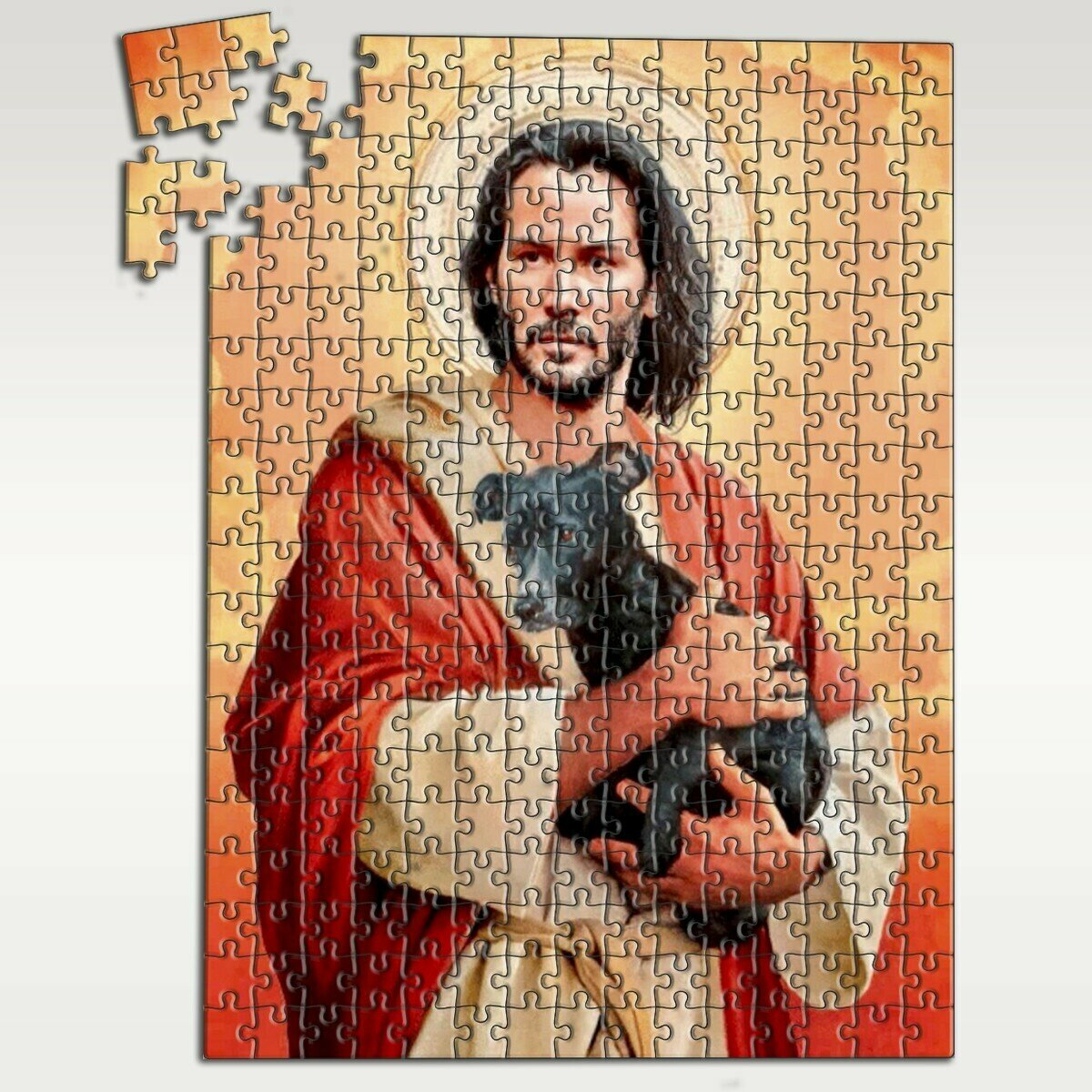 Пазл картонный А3: модель киану ривз иисус икона - 2116 П
