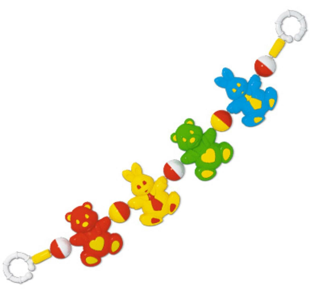 Погремушка подвеска на коляску "Лесная сказка", 13x2x46 см