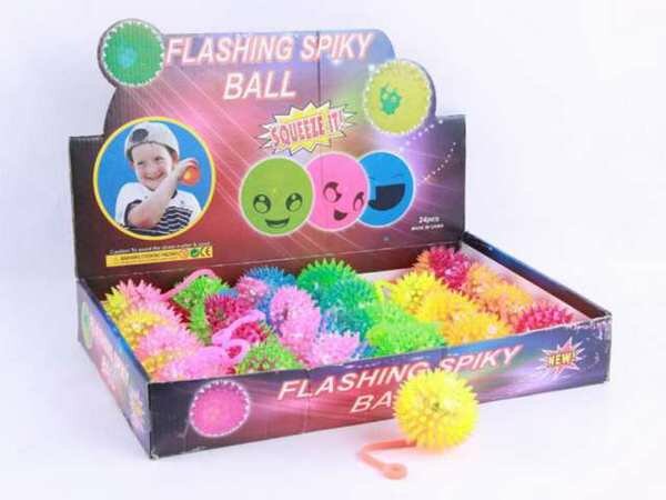 Мячик светящийся Junfa 1 шт (цвет в асс) SL625