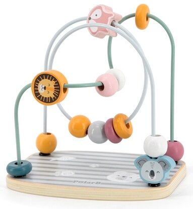 Лабиринт-трек с шариками "Зверята" в коробке