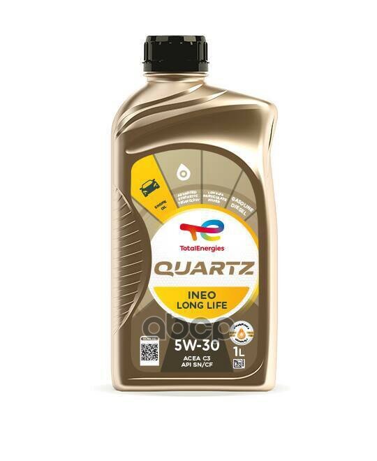 TotalEnergies Масло моторное синтетическое "QUARTZ INEO LONG LIFE 5W-30", 1л