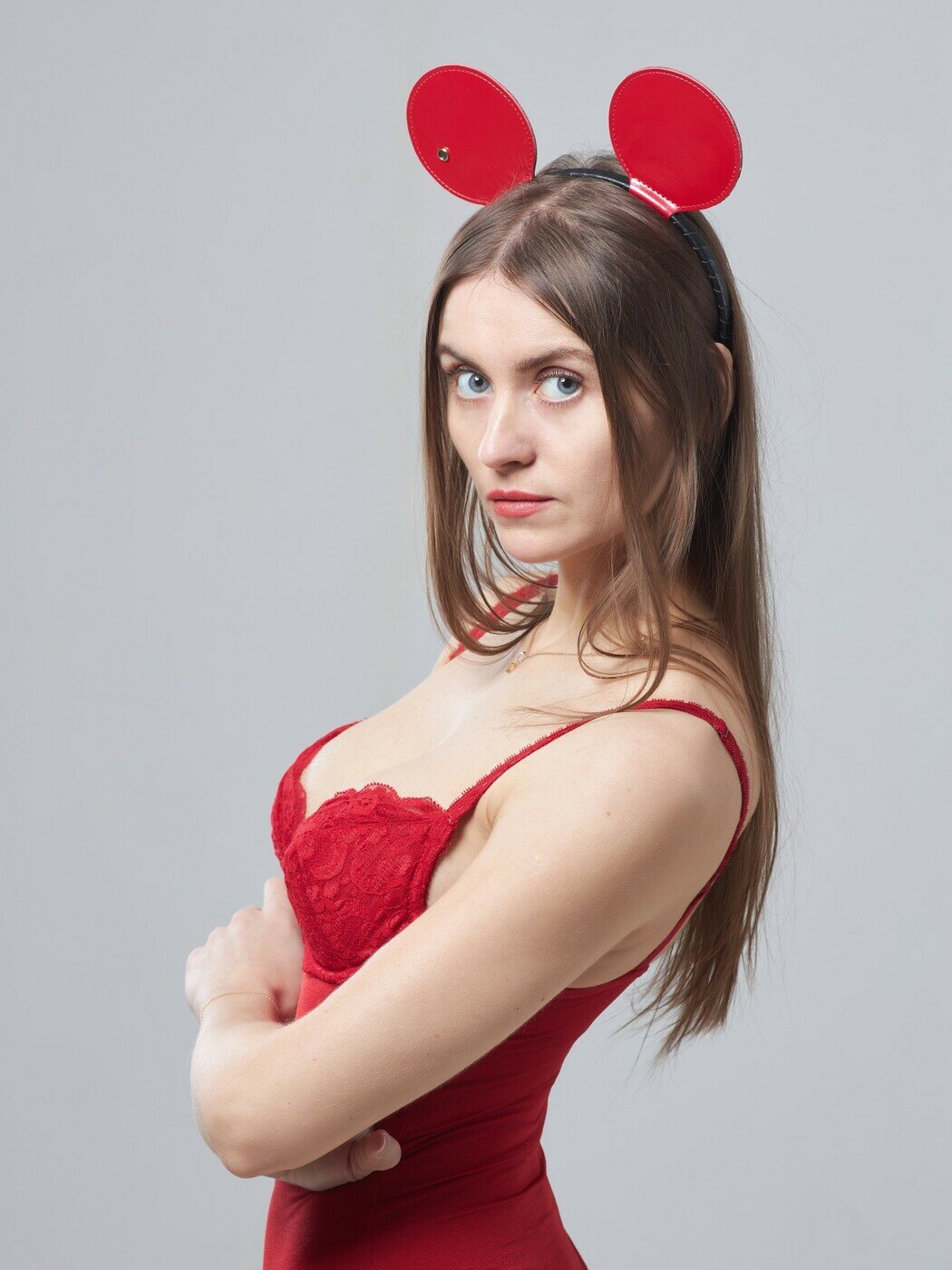 Ободок/мышка/ушки/эротик/игры для взрослых/БДСМ/кожаный аксессуар/ ролевые игры/фетиш/BDSM/18+/секс Fire Horse