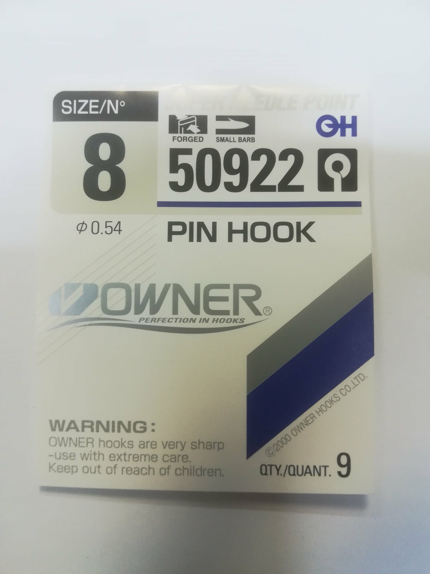 Крючок OWNER 50922 №8 Оригинал