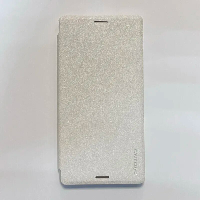 Чехол-книжка для телефона Sony Xperia M4 Aqua, белого цвета, Nillkin Sparkle Series