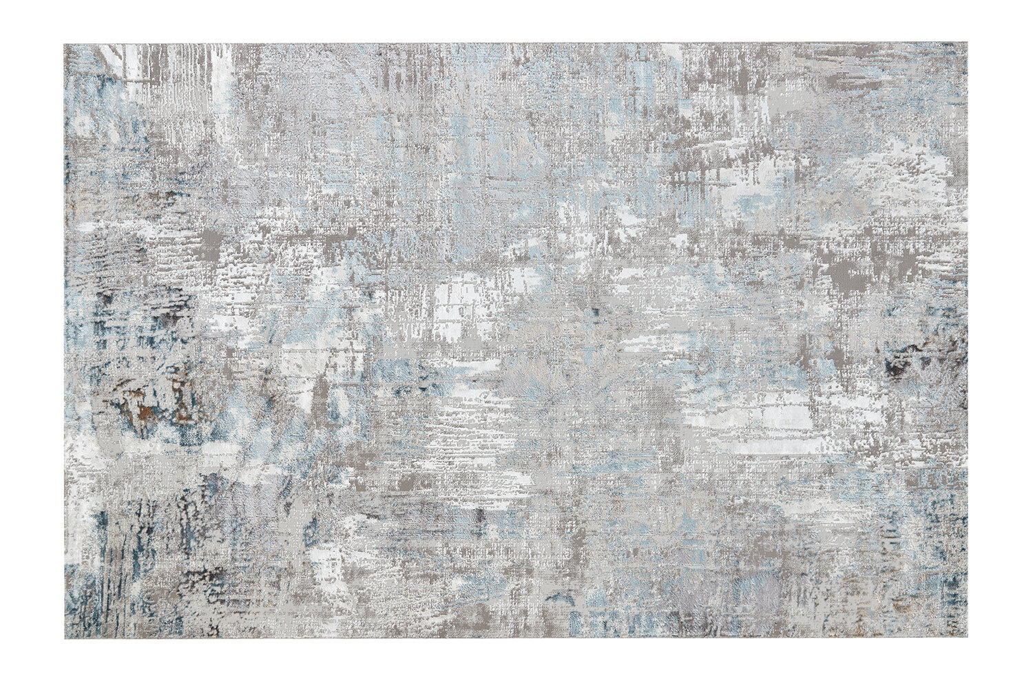 Ковер на пол Hoff Calypso, 80х150 см, прямоугольный, полиэстер, джут, цвет серый, голубой