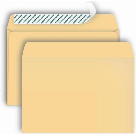 Конверты Bong POSTFIX крафтС4 стрип229х324, 90г/м2, 250шт/уп