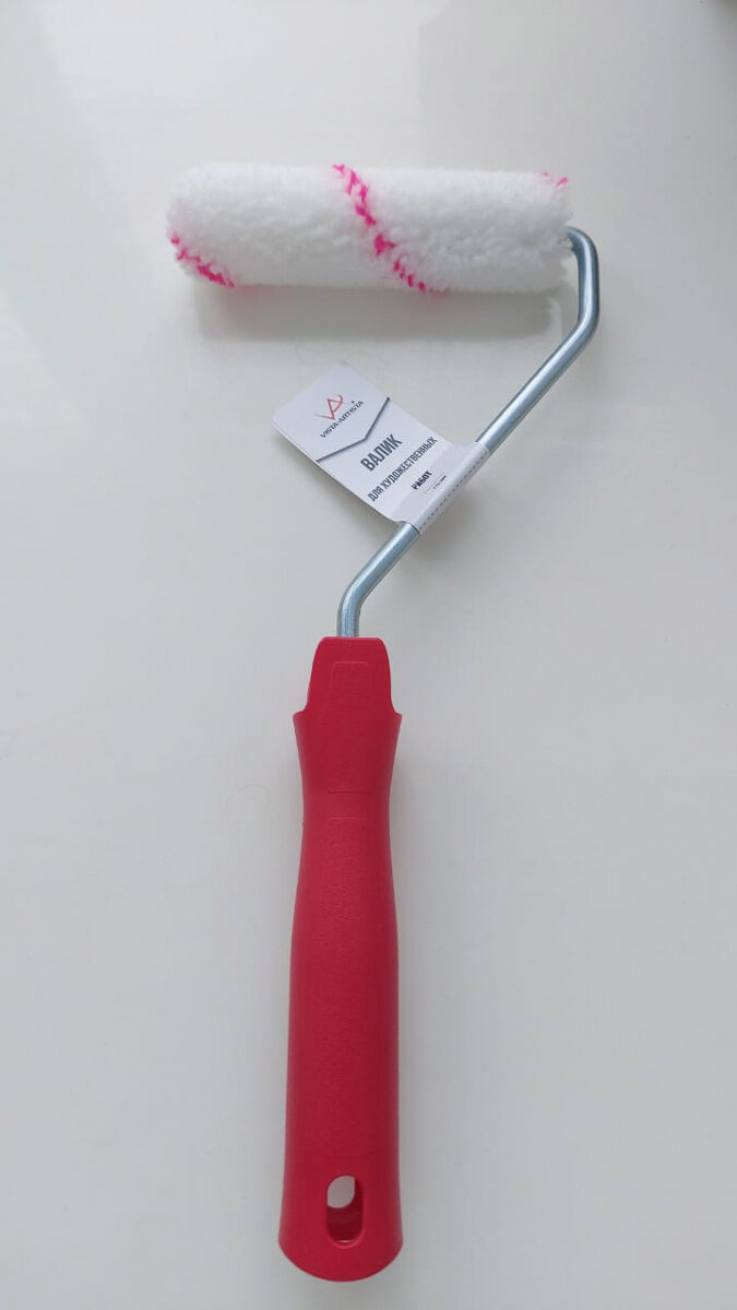 "VISTA-ARTISTA" Валик для художественных работ, полиэстер RVP-02 11 см красный