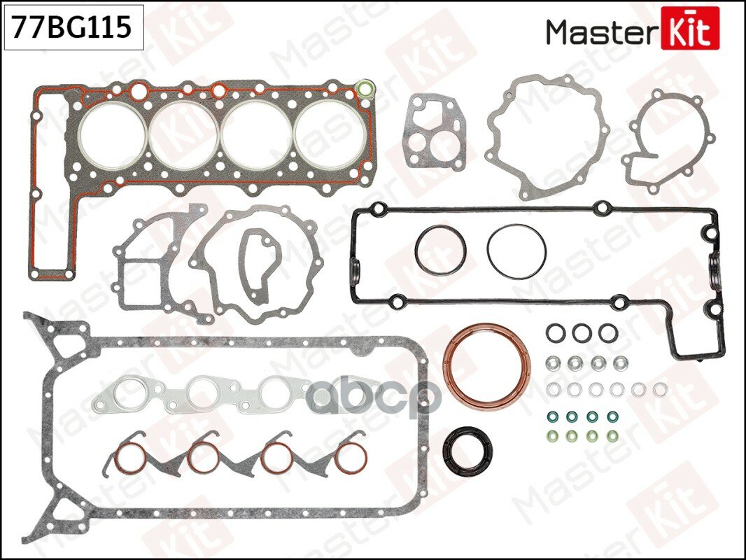Комплект прокладок двигателя MasterKit арт. 77BG115