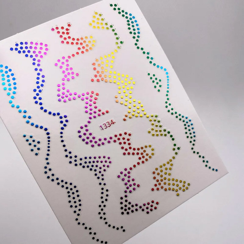 Наклейки голография №1652 Zoo Nail Art