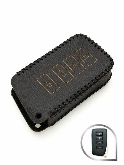 Чехол для штатного ключа 588 Lexus 13 new ES300H, 350, 250, GS250, 350, 450 (смарт) Разм. 40х75 мм