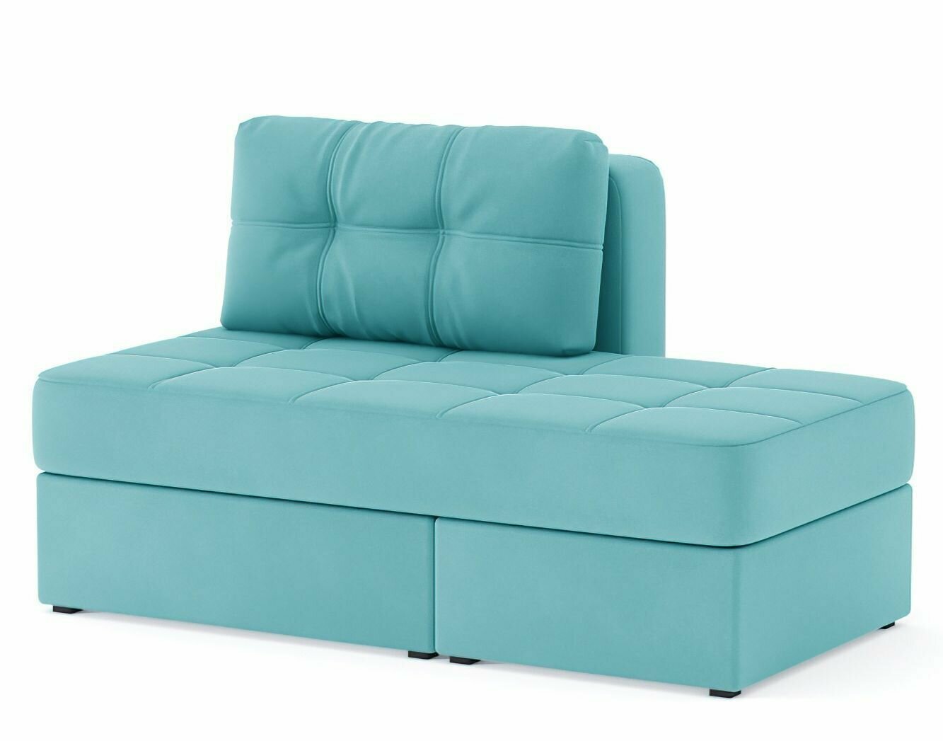 Диван-кровать Оливер Уно еврокнижка-трансформер, велюр Зара Азур 48