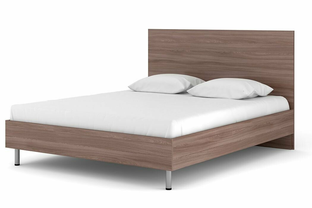 Кровать двуспальная МногоМеб Луиза-3 160x200 ясень шимо темный