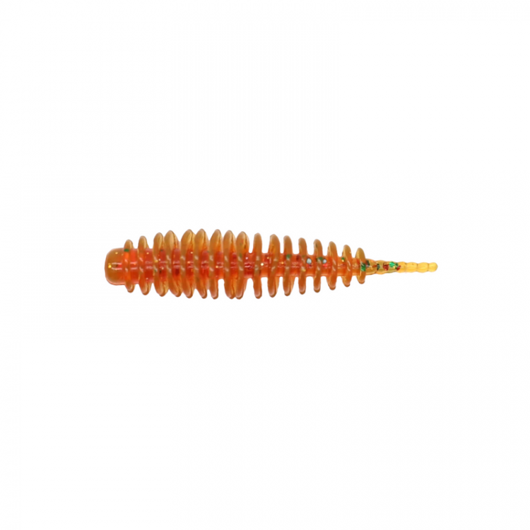 Мягкая приманка Brown Perch Fishanta Машинное масло зеленая шуба UV 40мм 0,5гр цвет 011 14 шт