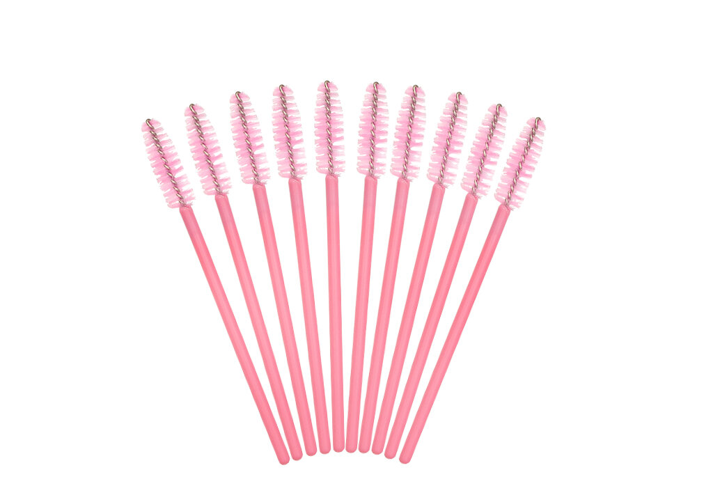 Щеточки упаковка 10 штук (Ворсовые)(Розовые)