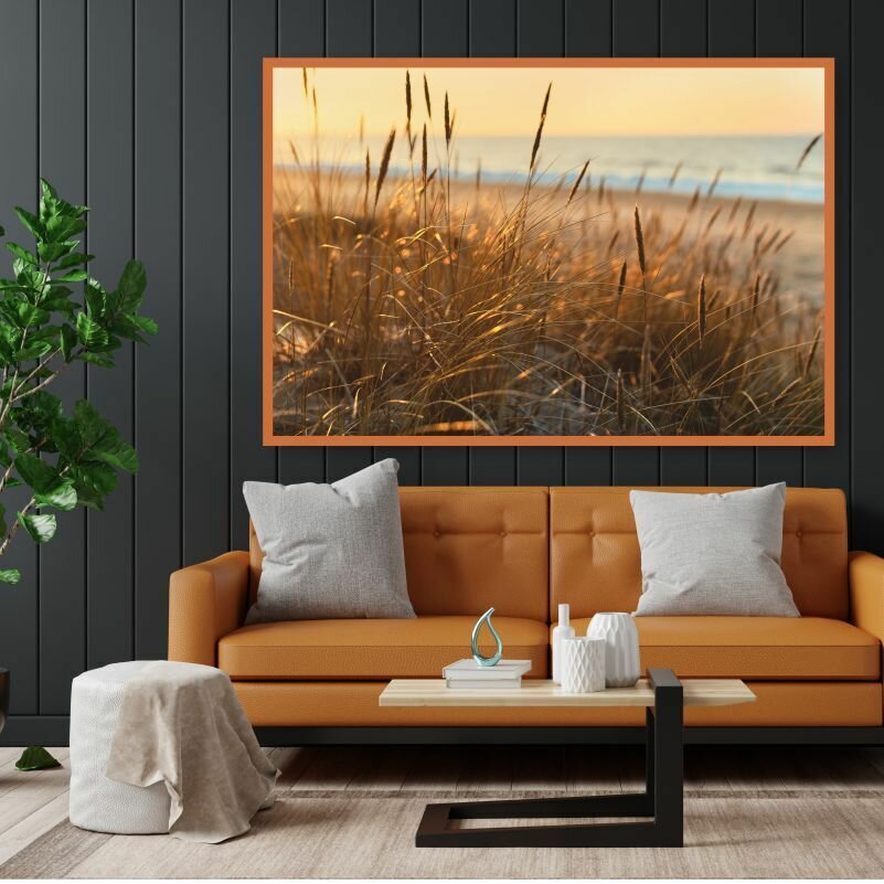 Постер Берег Балтийского Моря На Закате Дня 40х30 см в тубусе ПолиЦентр