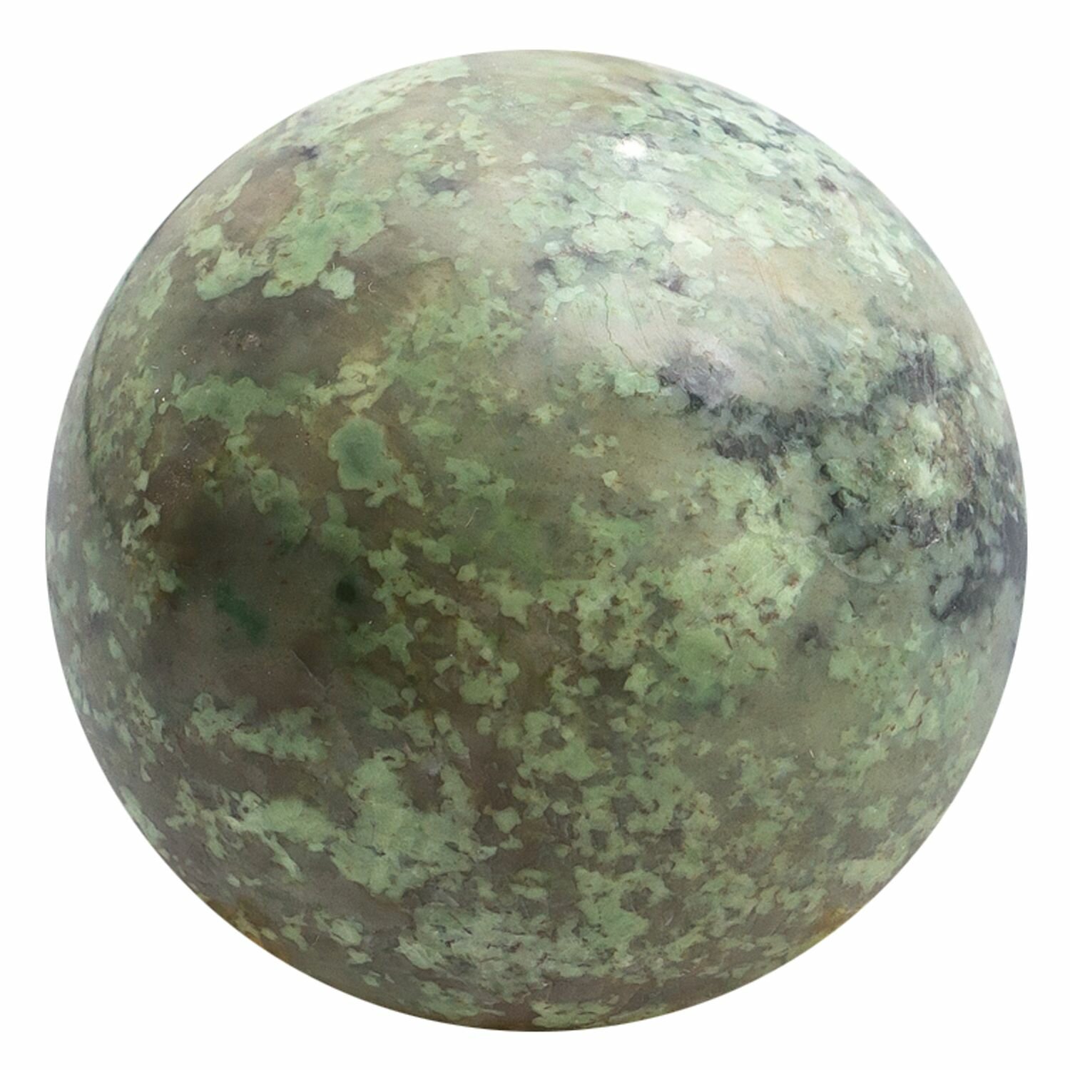 Шар из камня жадеит 5 см 124690