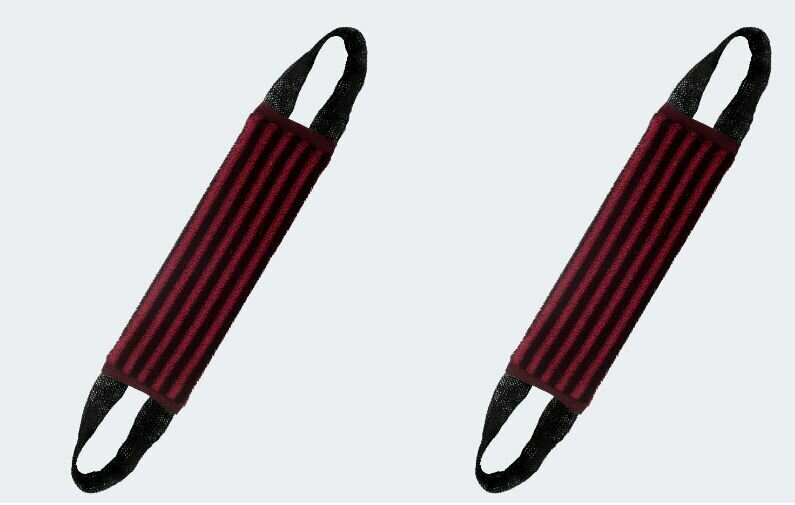 Мойдодыр Мочалка МПВ39ч, массажная черная вертикальная полоса - 2 шт