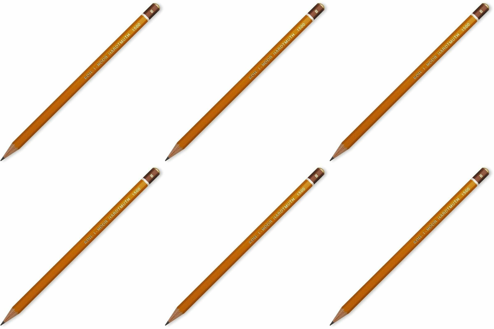 Koh-I-Noor Карандаш чернографитный 1500/B, 6 шт